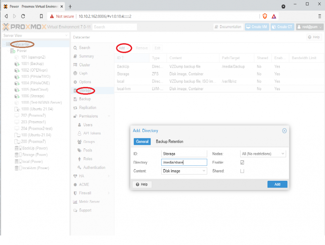 Adding A Samba Share To Proxmox As Storage Virtualize Everything