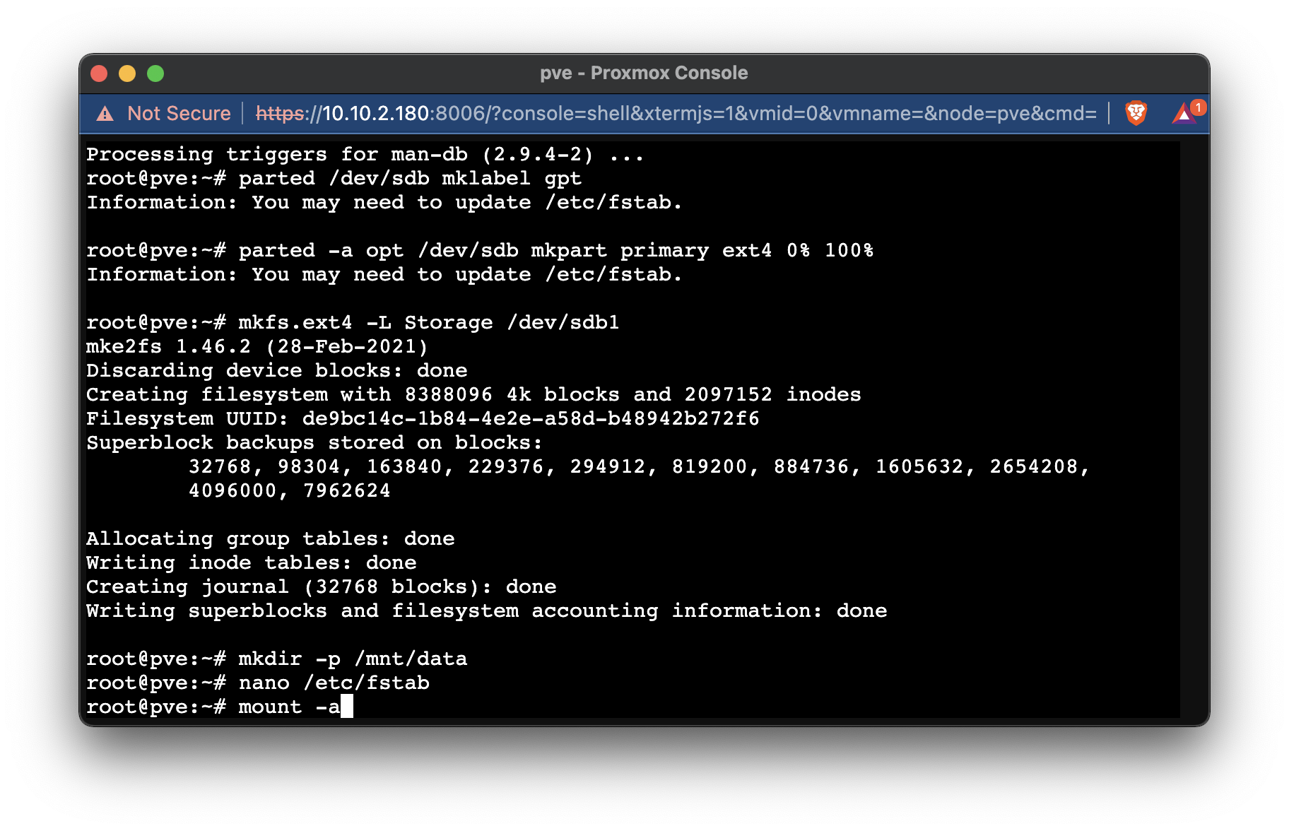 How to Add Storage Dive to Proxmox 7 – Virtualize Everything