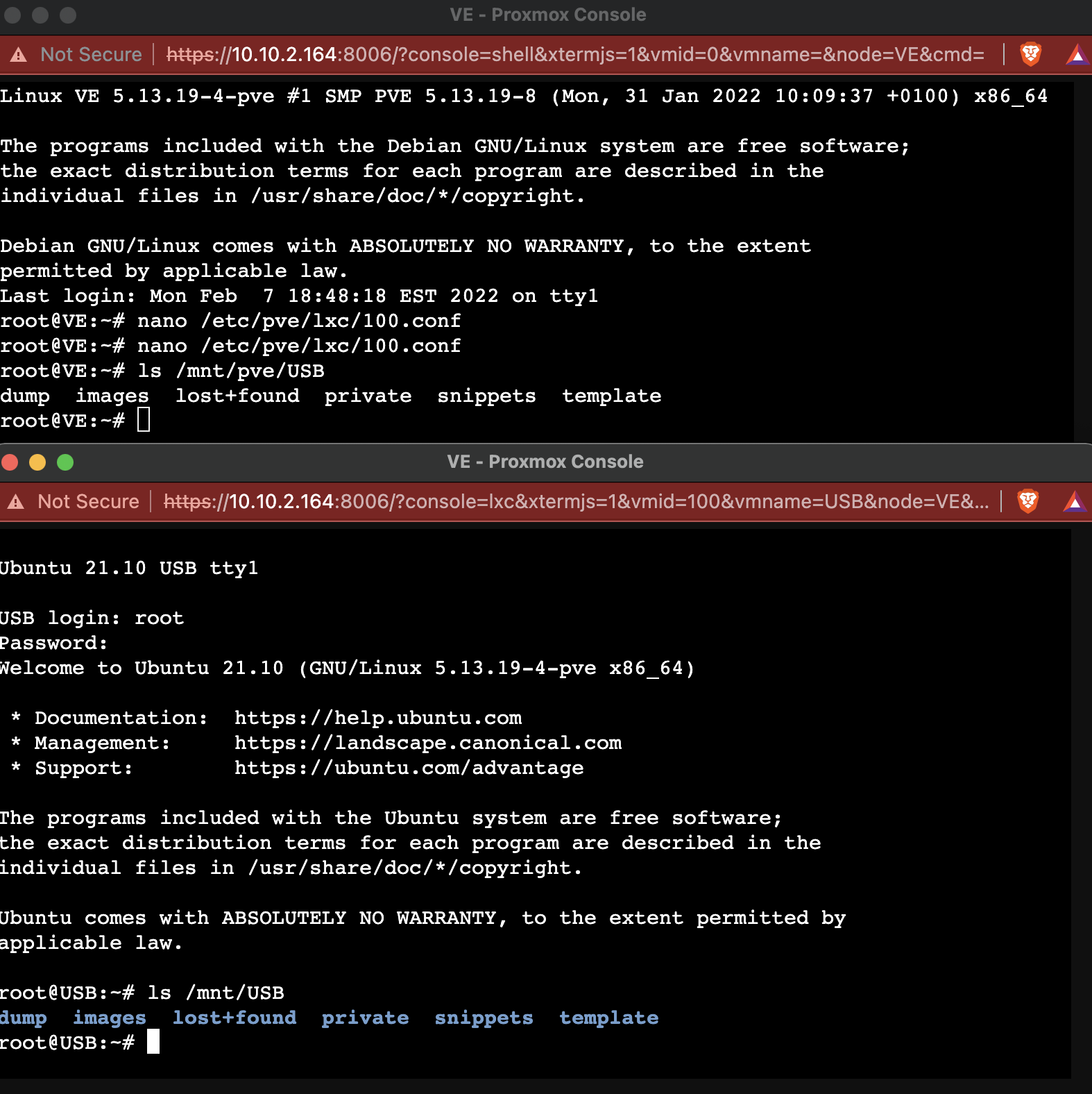 Passing USB Storage Drive to Proxmox LXC – Virtualize Everything
