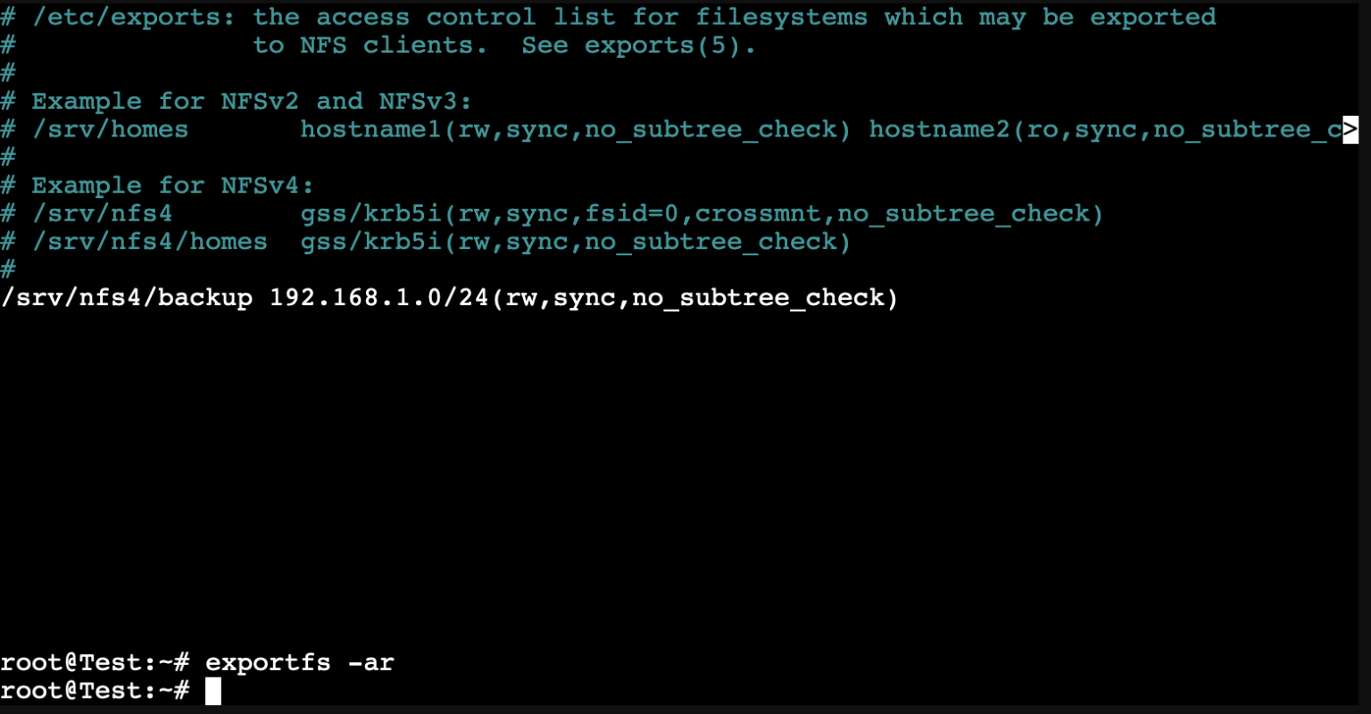 NFS Server in Proxmox CT, LXC, Container – Virtualize Everything