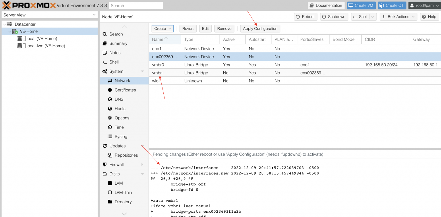 Adding A USB Ethernet port to your Proxmox Server using Web Interface – Virtualize Everything